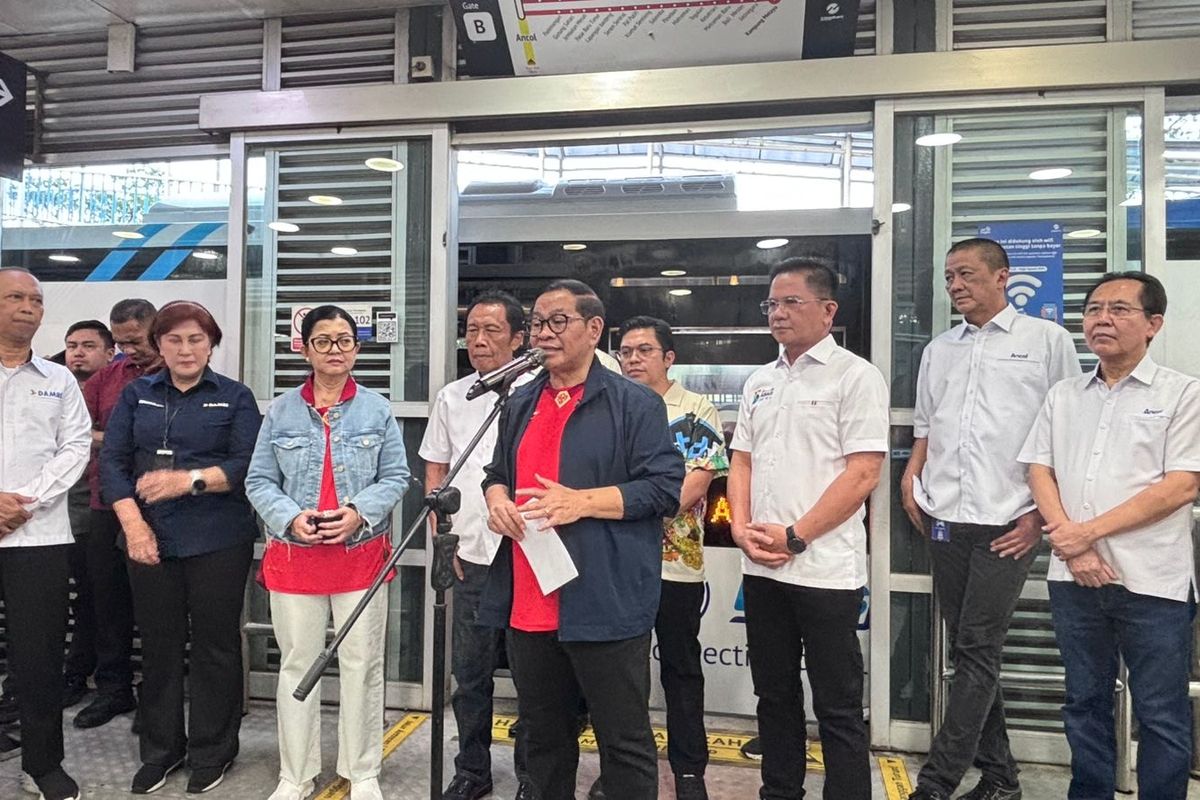 Rute Transjakarta Blok M–Ancol Resmi Beroperasi, Gunakan Bus Listrik