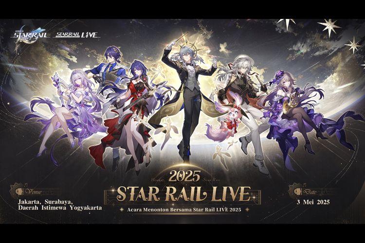 Foto : Gamer Merapat! Hoyoverse Gelar Konser Musik Virtual "Honkai Star Live 2025"