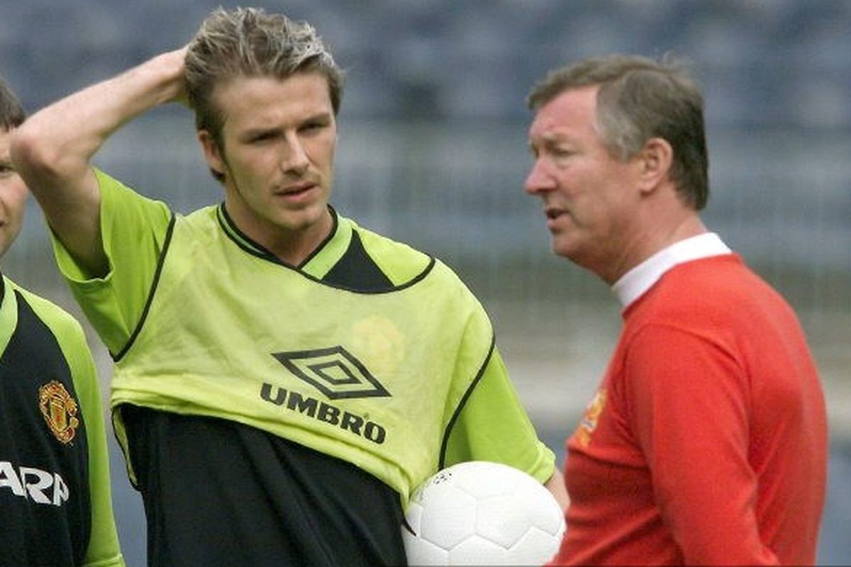 Kisah Beckham di Man United: Ditendang Sepatu oleh Ferguson, Tak ...