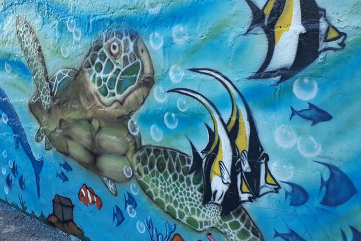 Instagramable! Indahnya Seni Mural di Sesetan Denpasar