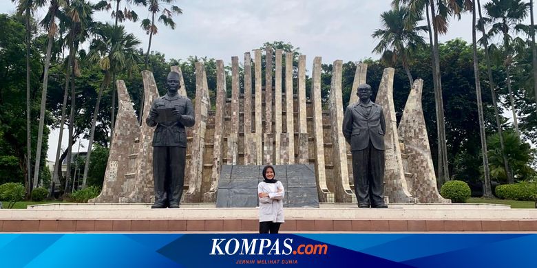 4 Spot Foto di Taman Proklamasi, Ada Patung Soekarno-Hatta
