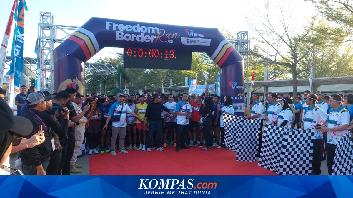 1.300 Peserta Ikuti Freedom Border Run 2025 di PLBN Motaain