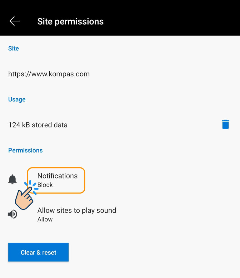 Cara Mengaktifkan Notifikasi Webpush untuk Edge Android - Kompas.com