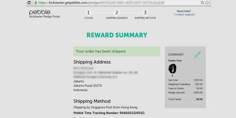 Ini Cara "Menebus" Pebble Time di Kantor Pos Jakarta