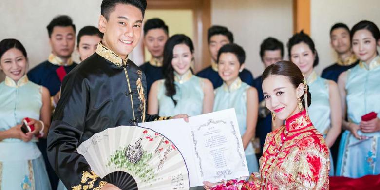 Foto-foto Romantisnya Pernikahan Ken Zhu dan Vivien Han