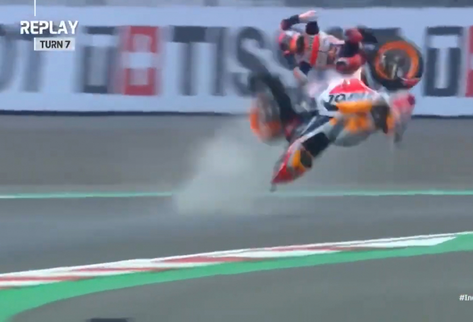 Momen Marquez Kecelakaan Fatal dan Dilarikan ke Rumah Sakit