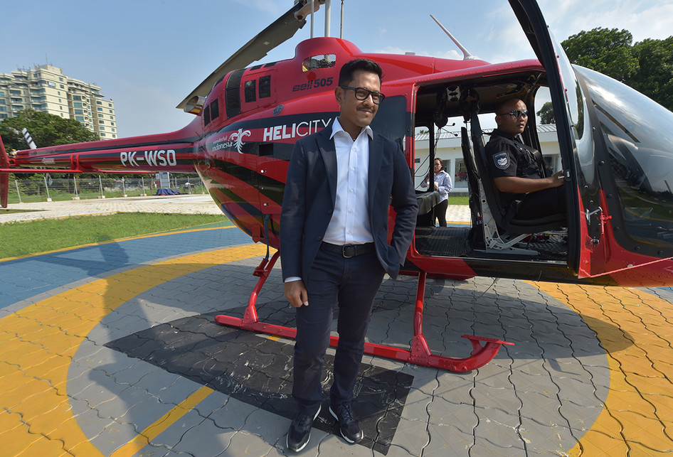 Helicity, Taksi Udara yang Layani Wisata dan Transportasi Antarkota